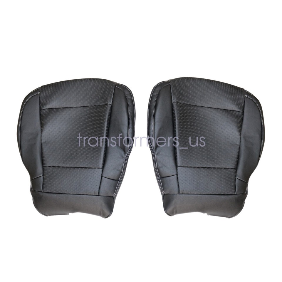 For 2015-2017 Ford F150 Lariat Front Side Bottom Top Seat Cover Black ...