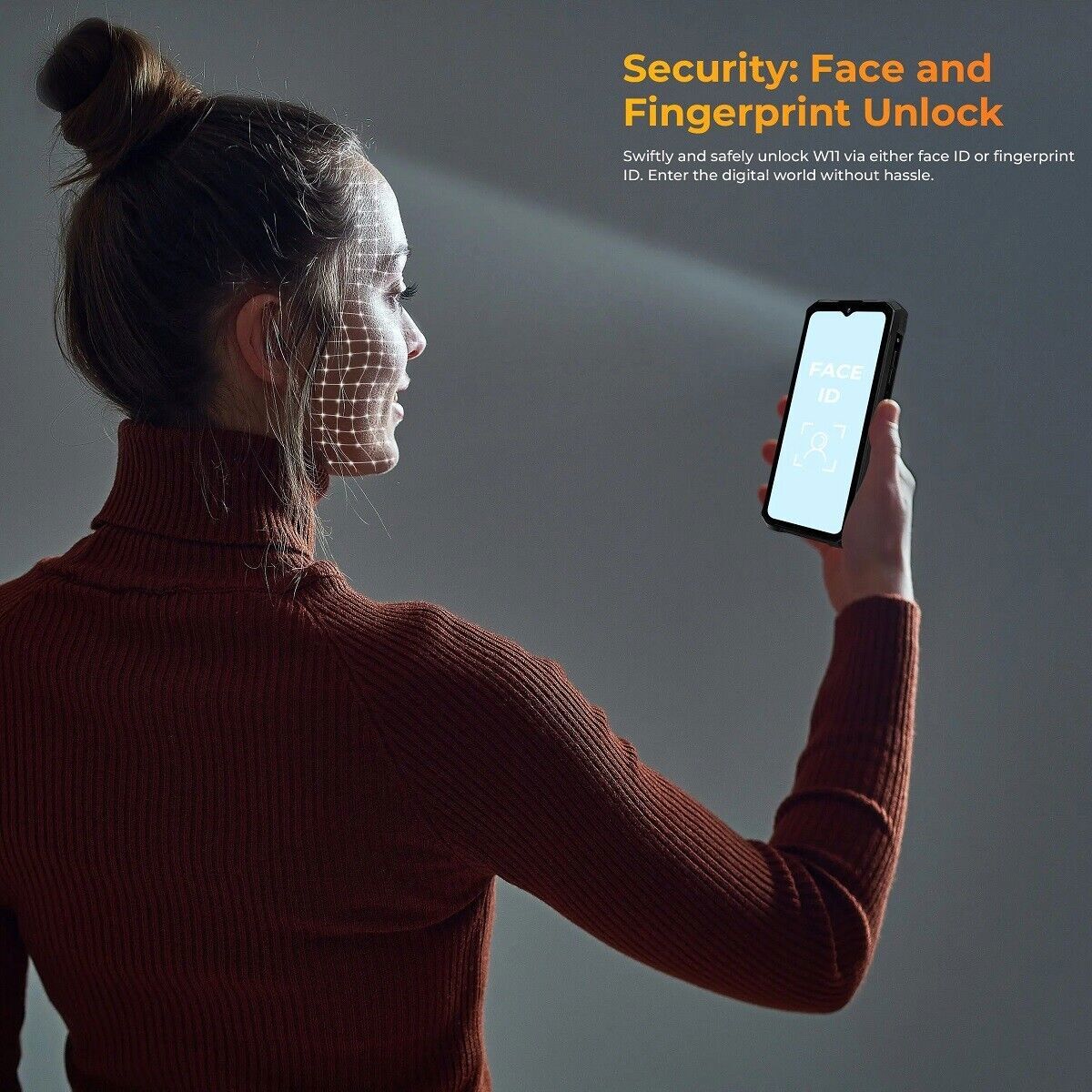 HOTWAV W11 Rugged Smartphone Unlocked 20800mAh Android 13 Night vision ...