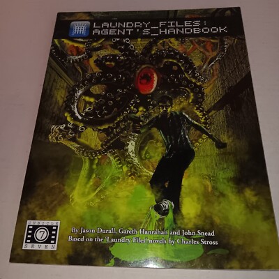 Laundry Files Agents Handbook Rpg 2011 Printing | eBay