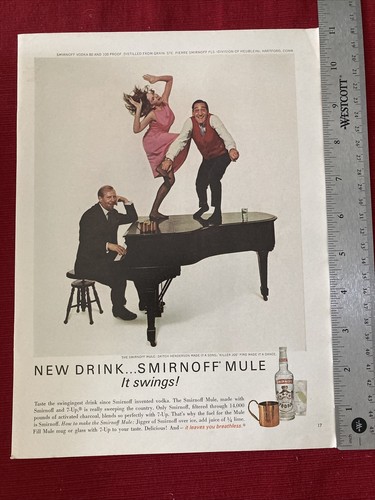 “Killer Joe” Piro for Smirnoff Vodka 1965 Print Ad - Great To Frame! | eBay