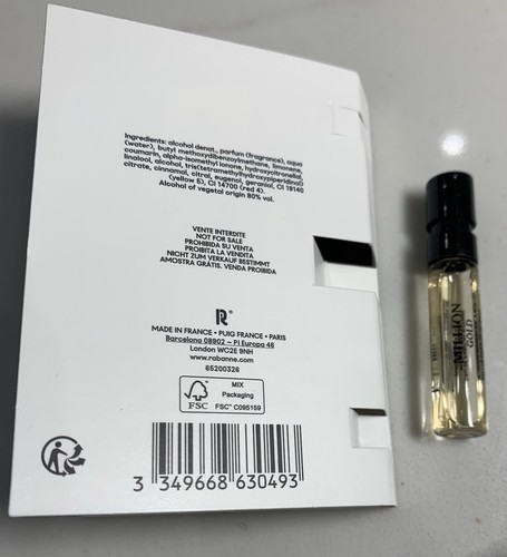 PACO RABANNE Million Gold Eau de Parfum intense sample lot set x 2 - 0 ...