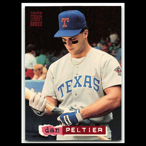 Dan Peltier #457 1994 Topps Stadium Club Texas Rangers Baseball Card ...