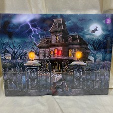 Cracker Barrel Light up LED Haunted House - Sound & Motion Activated ...