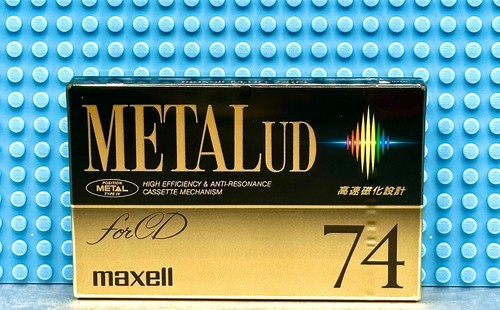 MAXELL METAL UD 74 1992 JAPAN TYPE IV BLANK CASSETTE TAPE (1) (SEALED ...