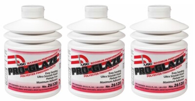 USC 26120 Pro-Glaze Maximum Performance Polyester Finishing Putty (3 ...