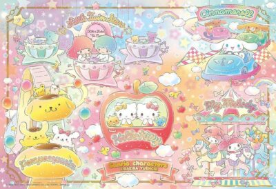 Jigsaw puzzle 150 pieces Large piece SANRIO "Amusement Park" L74-187 ...