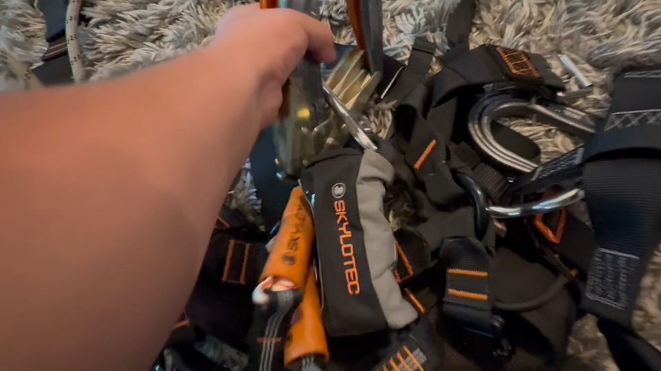 🔥 Hardly Used Skylotec harness with several Petzl Attachments see video | eBay