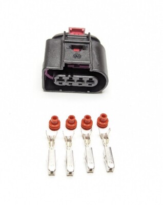 4 PIN Ignition Coil Pigtail Plug Housing Connector For VW Audi ...