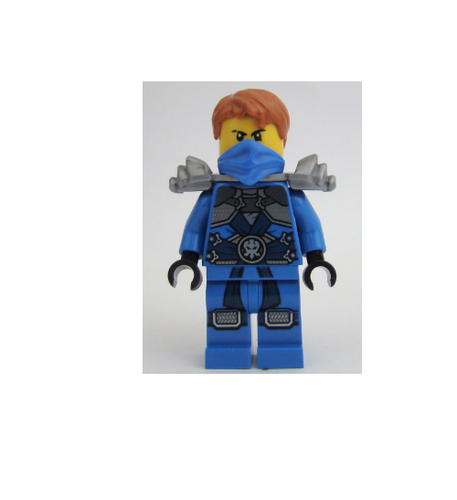 Lego Jay 9781465450944 Rebooted with Stone Armor Ninjago Minifigure | eBay