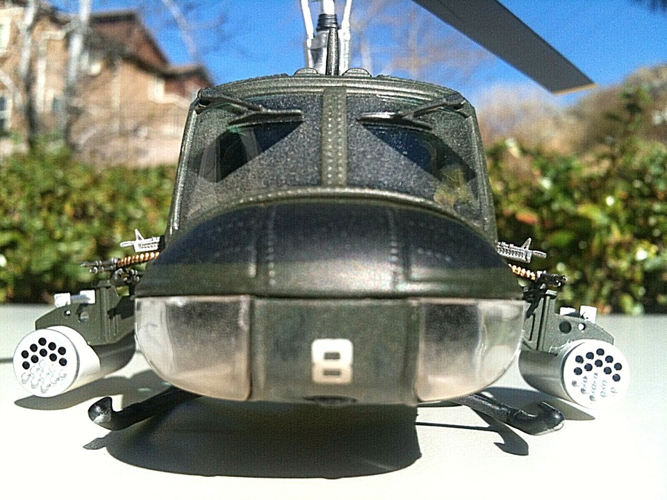 Corgi Bell UH-1E Huey Assault Helicopter USMC VMO-2 Frog Gunship ...