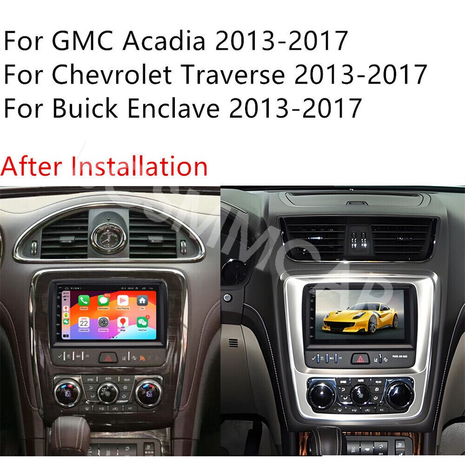 Car Stereo Radio Touch Screen Android 13 BT FM/RDS Fit For GMC Acadia ...