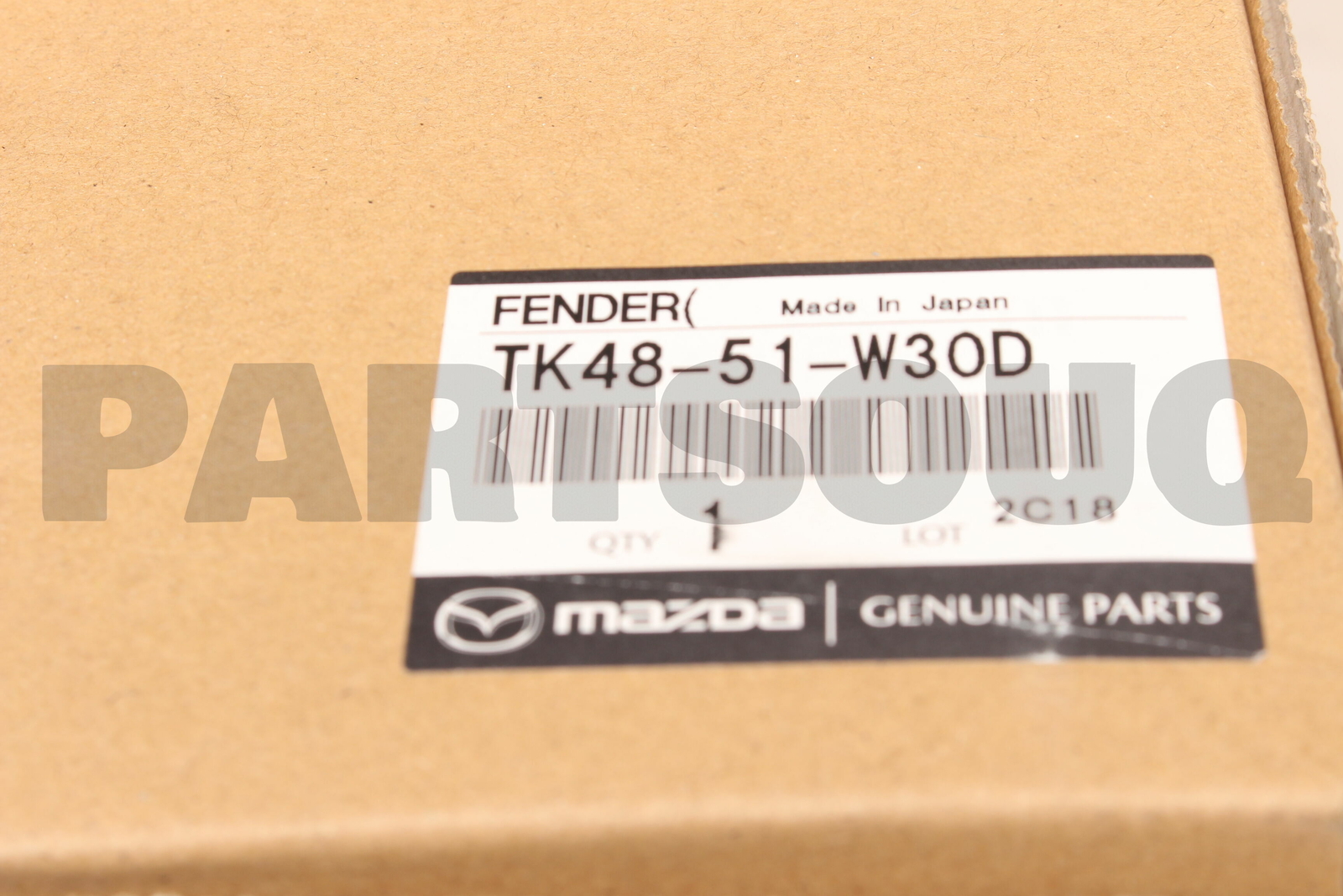 TK4851W30D Genuine Mazda FENDER(L),OVER-FRT TK48-51-W30D | eBay