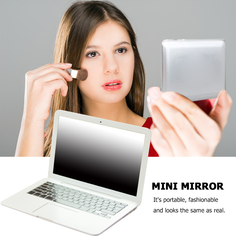 Laptop Shaped Mirror Mini Makeup Mirror Creative Gift for Friends ...