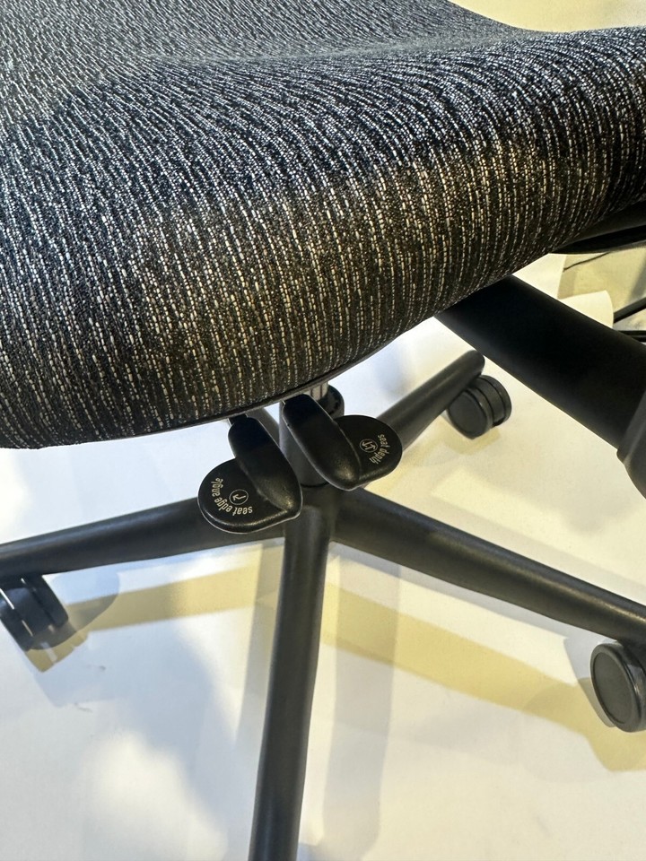 Steelcase Leap V1 in Gray Multi- Color Fabric Finish | eBay