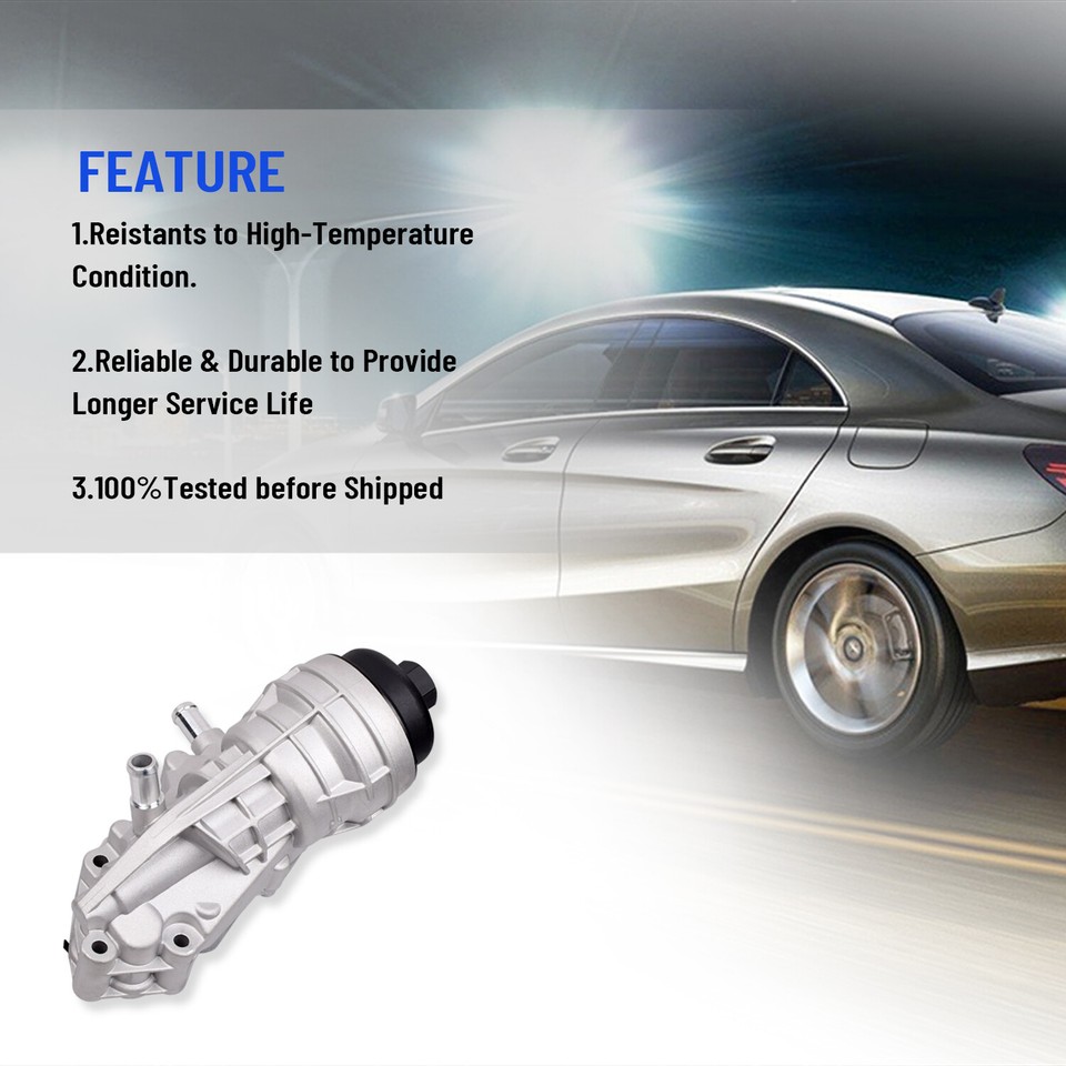 For Mercedes Benz CLA 160 180 200 220 250 Oil Filter Housing 2701800500 ...