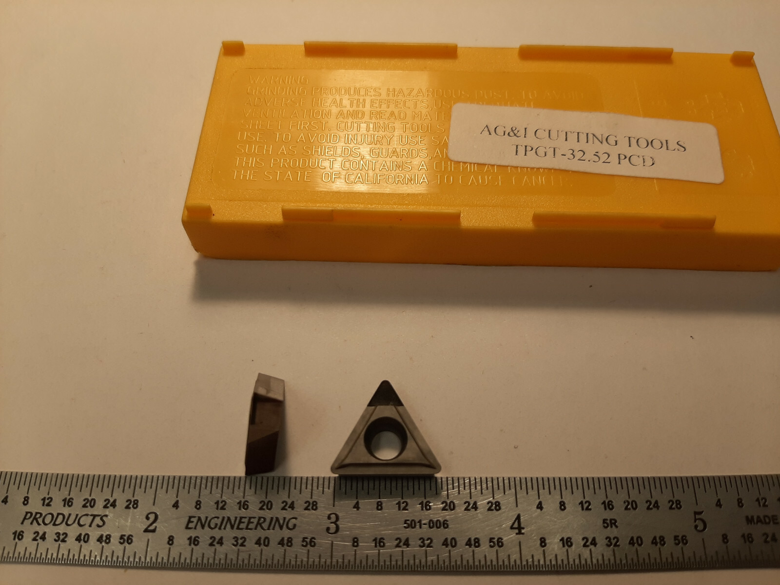 AG&I TPGT-32.52 PCD CARBIDE INSERTS, 1 PC | eBay