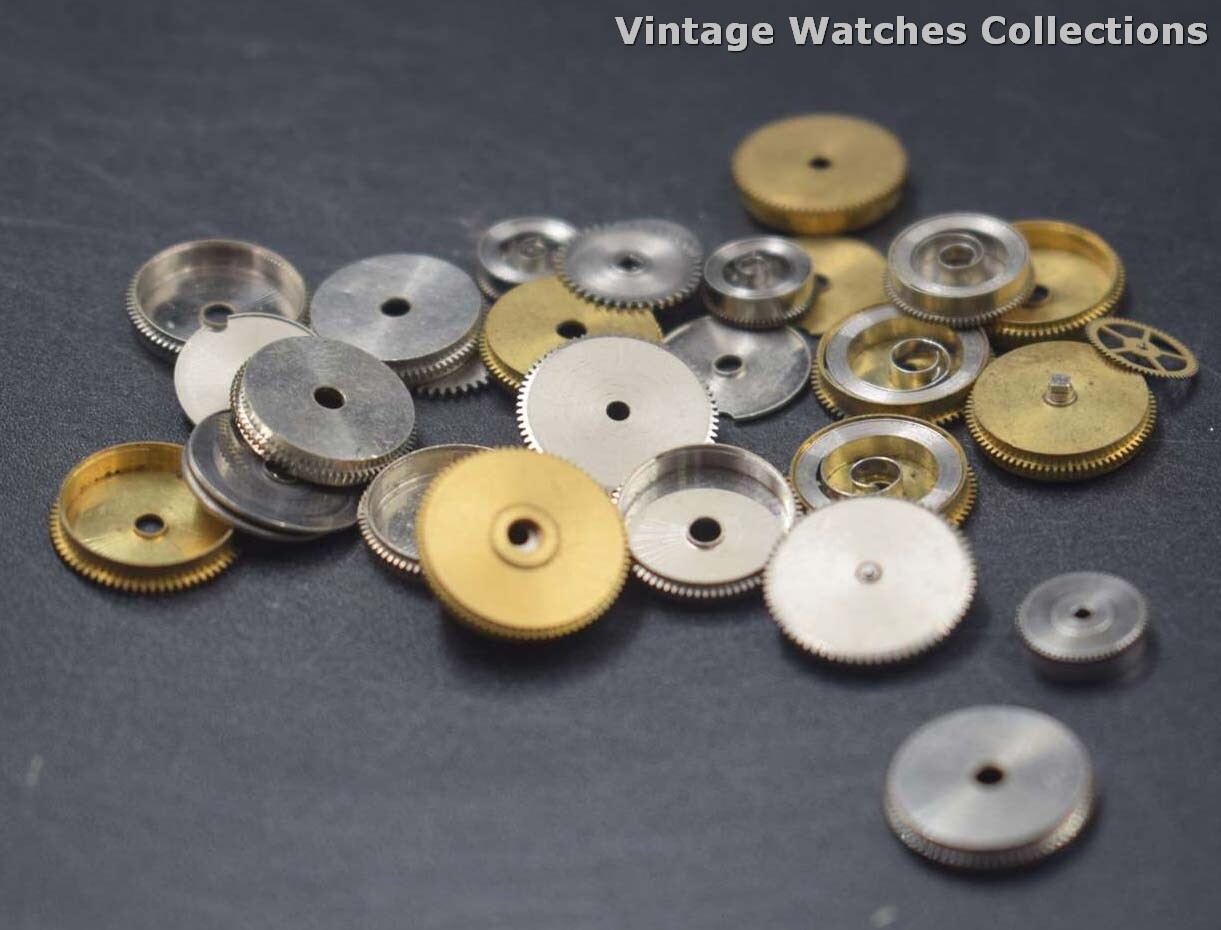 Vintage Mechanical Wrist Watch Barrel Mix Lot For Watch Maker Repair O ...