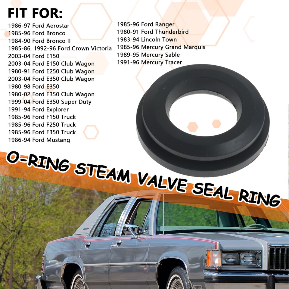 2 Pcs Fuel Gas Tank Vapor Valve Vent Seal O-Ring for Ford E150 E250 ...