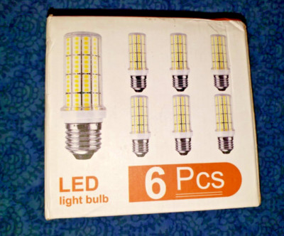 20w Led Light Bulb 6pcs, 200w Equivalent 2500 Lumen 5000k Led Bulb E26 ...