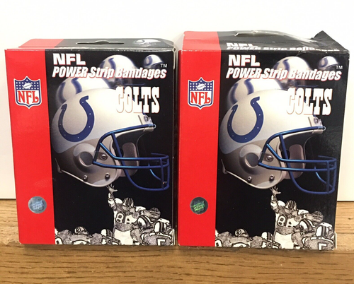 NFL Football Indianapolis Colts Bandages 2 Box Lot New Mixed Size ...