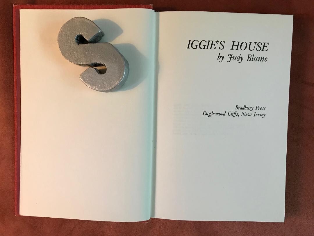 IGGIE'S HOUSE~Judy Blume~1970~1st printing~DJ~ | eBay
