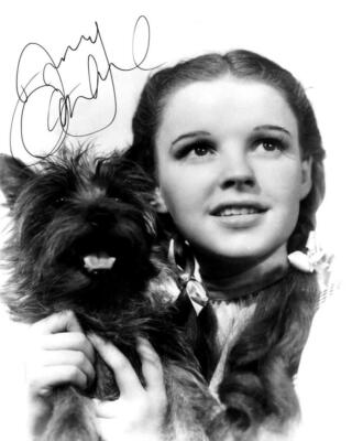 JUDY GARLAND SIGNED AUTOGRAPHED 10" X 8" REPRODUCTION PHOTO PRINT #79 ...
