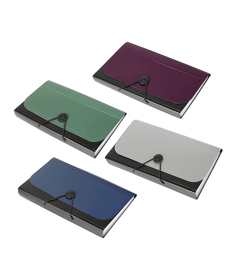 Cheque Book Holder Case, 13 Pocket Multi Passbook Holder Set of 1 US | eBay