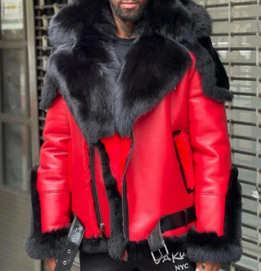 Red Winter Jacket Men