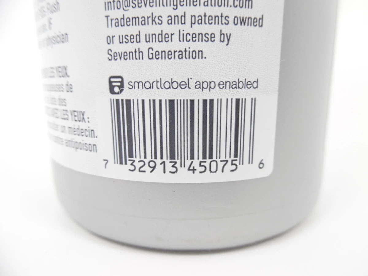 Seventh Generation Cleaning Barcode