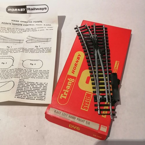 Tri-ang/Hornby - R612 LH Left Hand Point System 6 - HO/OO | eBay