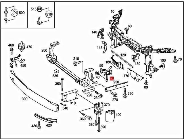 Genuine Mercedes-Benz Upper Support 2466210234 for sale online | eBay
