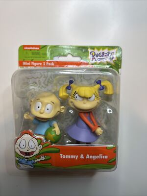 Retro Nickelodeon Mini Figures 2 Pack Rugrats Tommy & Angelica Figures ...