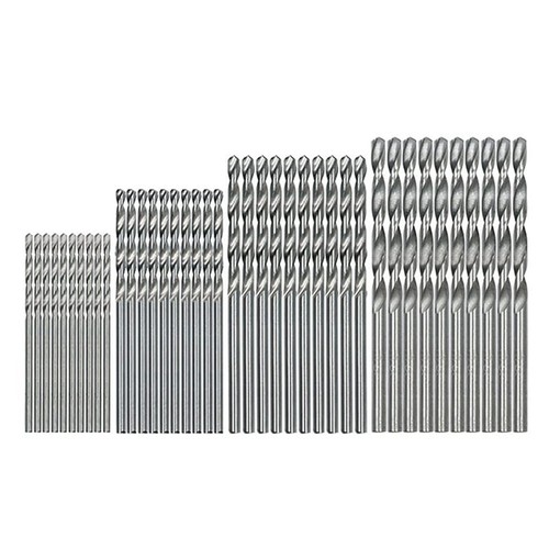 40 Pieces 0.5mm-2.0mm Straight Drill Bit Set Tiny Small Drill Bits R1S2 ...