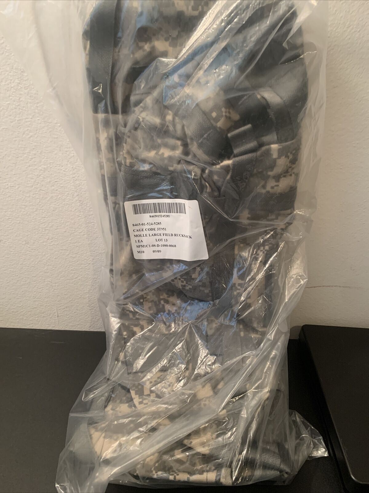 US Military ACU MOLLE Large Rucksack Field Pack Frame 6 PIECE COMPLETE ...