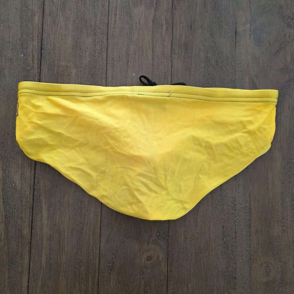 N2N Bodywear Vintage Swim Bikini Briefs Yellow Medium | eBay