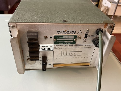 Boonton RF Millivolt Meter Model 92B No Probe Powers On As Is | eBay