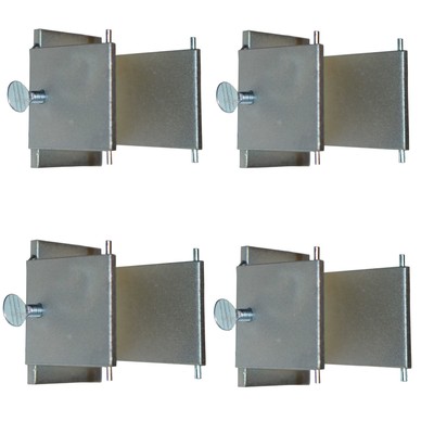 4PC DORI BLOCK LONG SIDED FOR 50MM BRICK PROFILES CLAMP 4 X PINS FOR ...