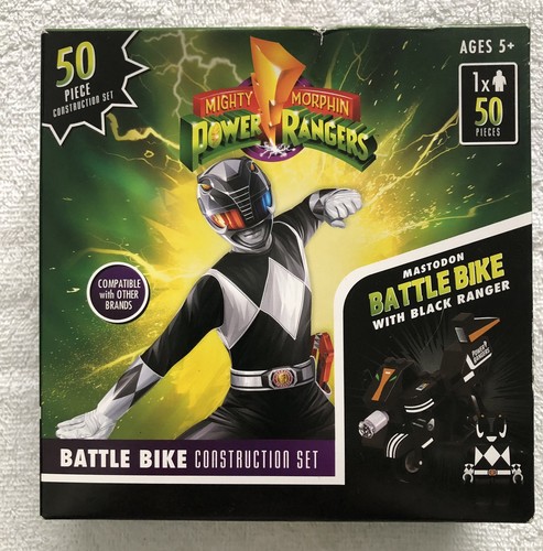 Power Rangers Battle Bike Construction Set With Black Ranger | eBay UK