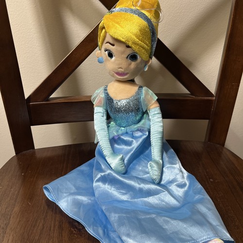 Ty Sparkle Princess Cinderella Plush Soft Doll 16" Disney Excellent ...