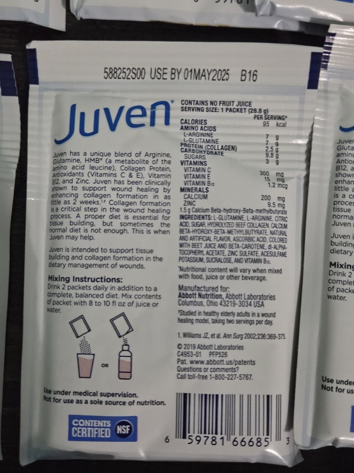 16 Juven Ensure Therapeutic Nutrition Drink Wound Healing Fruit Punch ...