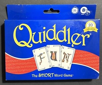 New 2023 Quiddler “The Short Word Game” For The Fun Of Words Card Game ...