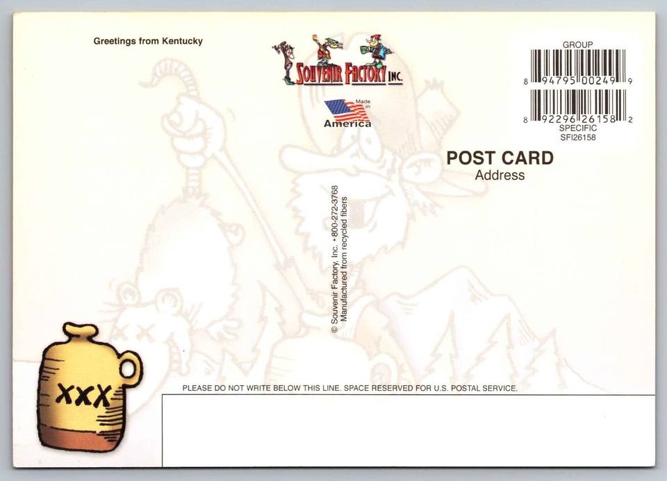 Postcard Humor Hillbilly Fast Food in Kentucky K-1 | eBay