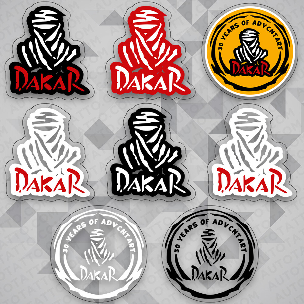 Rally Paris Dakar Logo Oasis 1st Paris Dakar Rally Sticker 4"