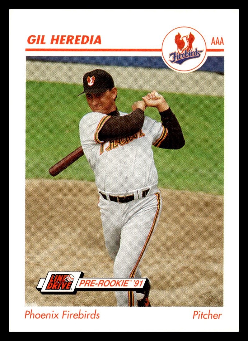 1991 Line Drive AAA #383 Gil Heredia Phoenix Firebirds Baseball Card | eBay