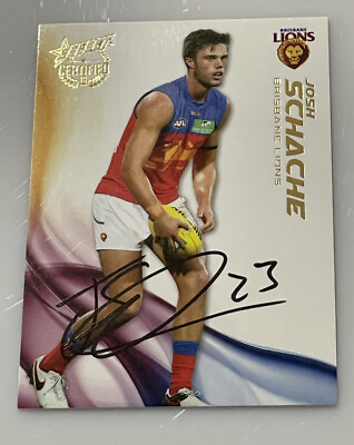 Signed 2016 Select Josh Schache Brisbane Lions AFL Trading Card | eBay ...