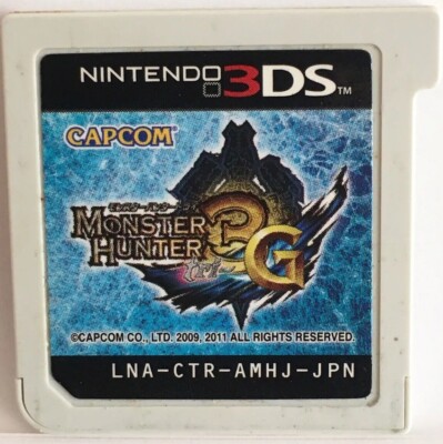 Nintendo DS 3DS Monster Hunter 3G CAPCOM LNA-CTR-AMHJ-JPN | eBay