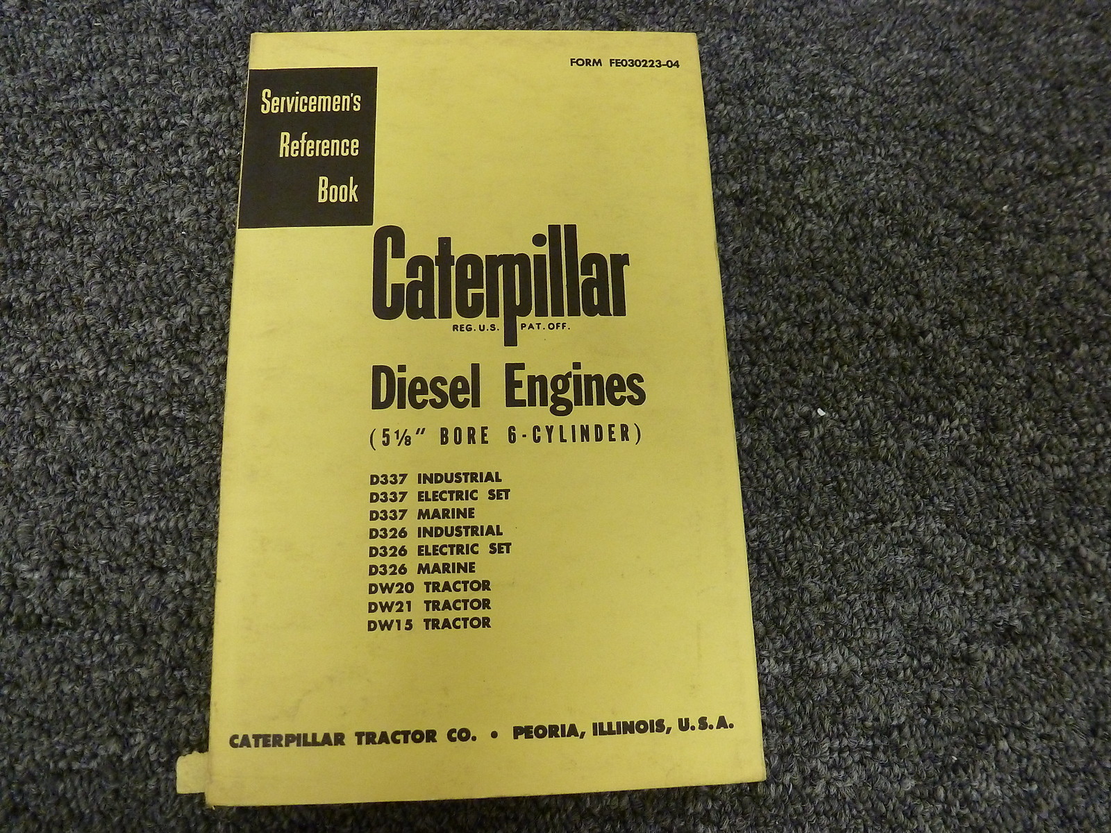Caterpillar Cat D337 D326 & DW 20 21 15 Engine Shop Service Repair ...