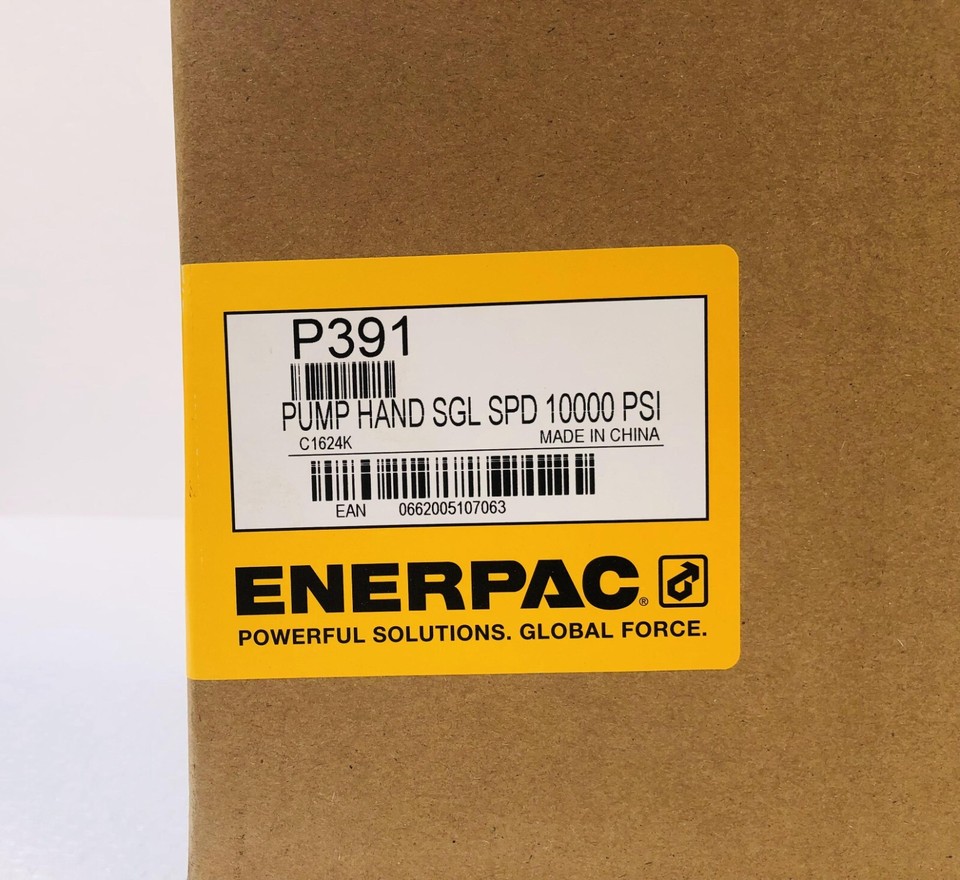 Enerpac P391 Single-Speed Hydraulic Hand Pump 700 Bar/ 10,000 PSI | eBay