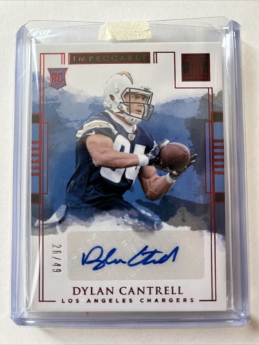 2018 IMPECCABLEAUTO AUTOGRAPH DYLAN CANTRELL ROOKIE CARD #26/49 | eBay