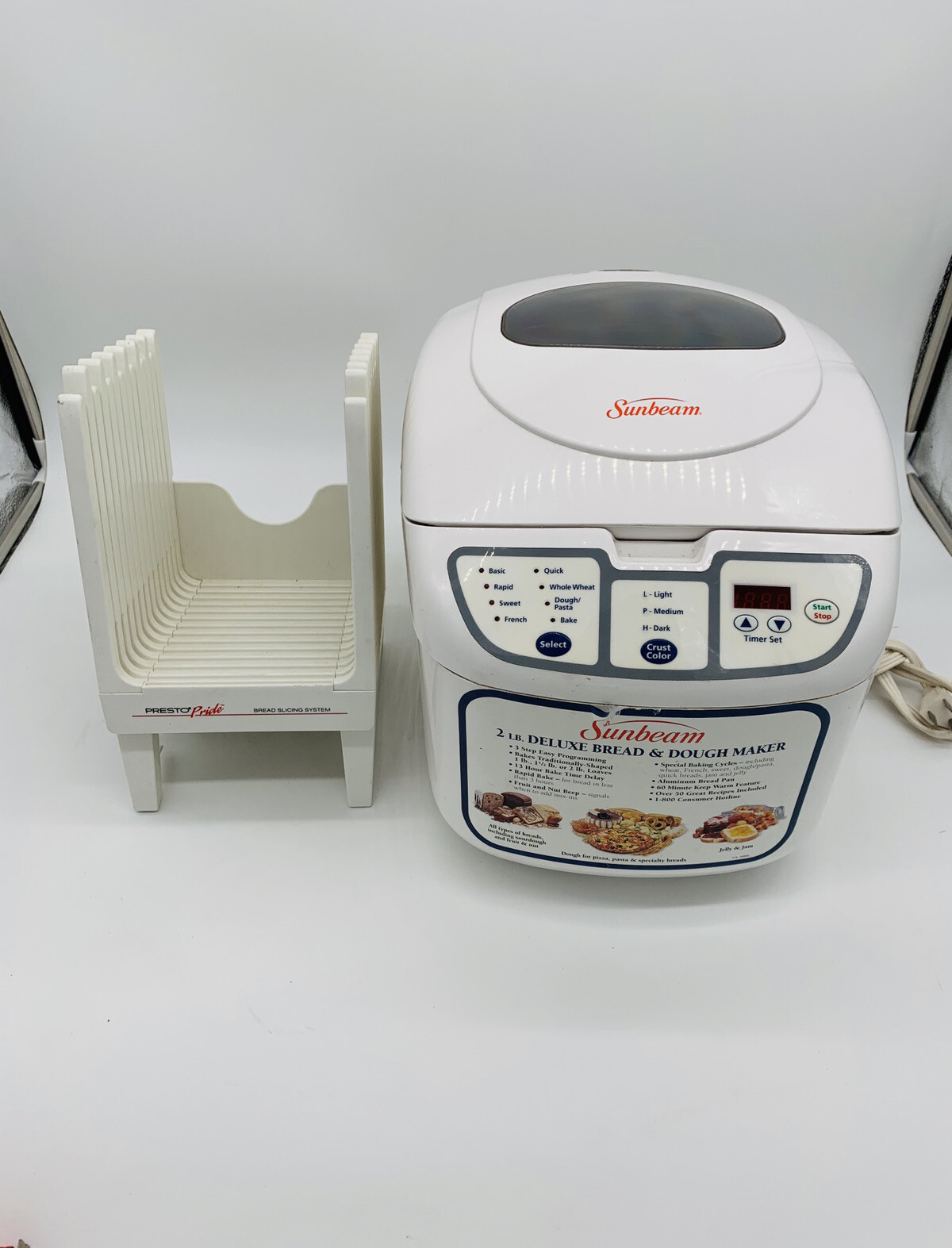 Sunbeam 2 Pound Bread Maker Automatic Machine Model # 5820 With Bread ...